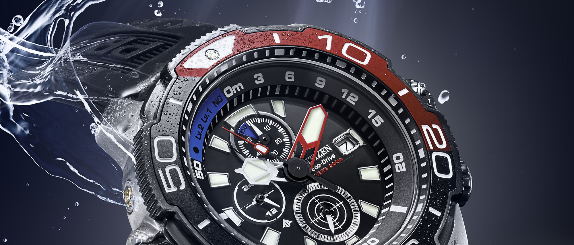 Citizen Watch Italy | Crono Aqualand Eco-Drive