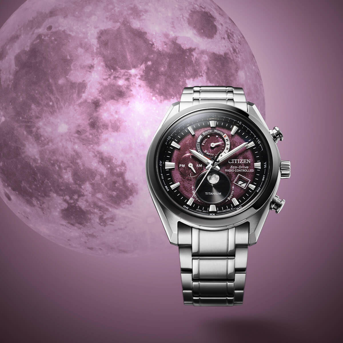 Citizen Watch Italy | Tsuki-yomi Radiocontrollato a fasi luna
