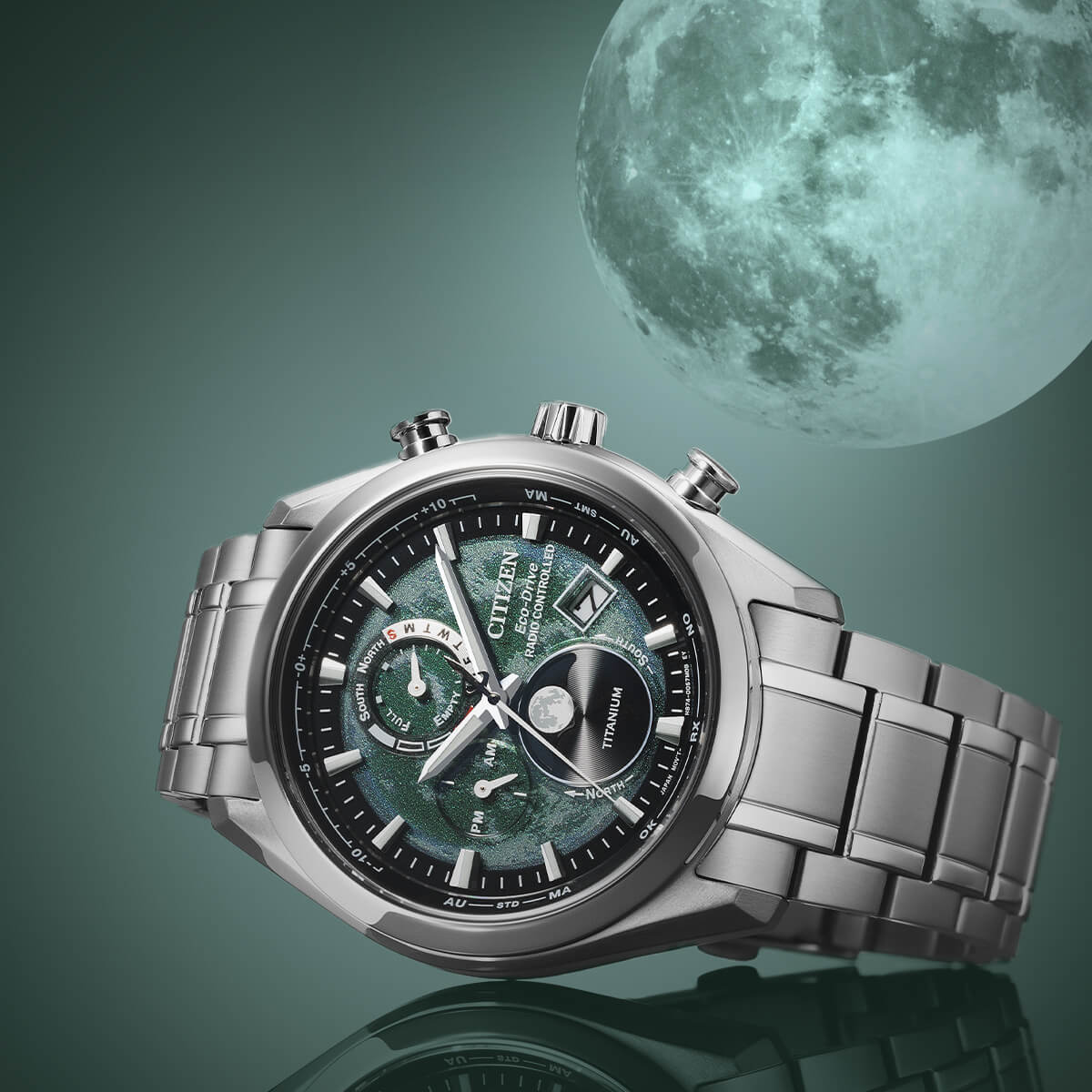Citizen Watch Italy | Tsuki-yomi Radiocontrollato a fasi luna